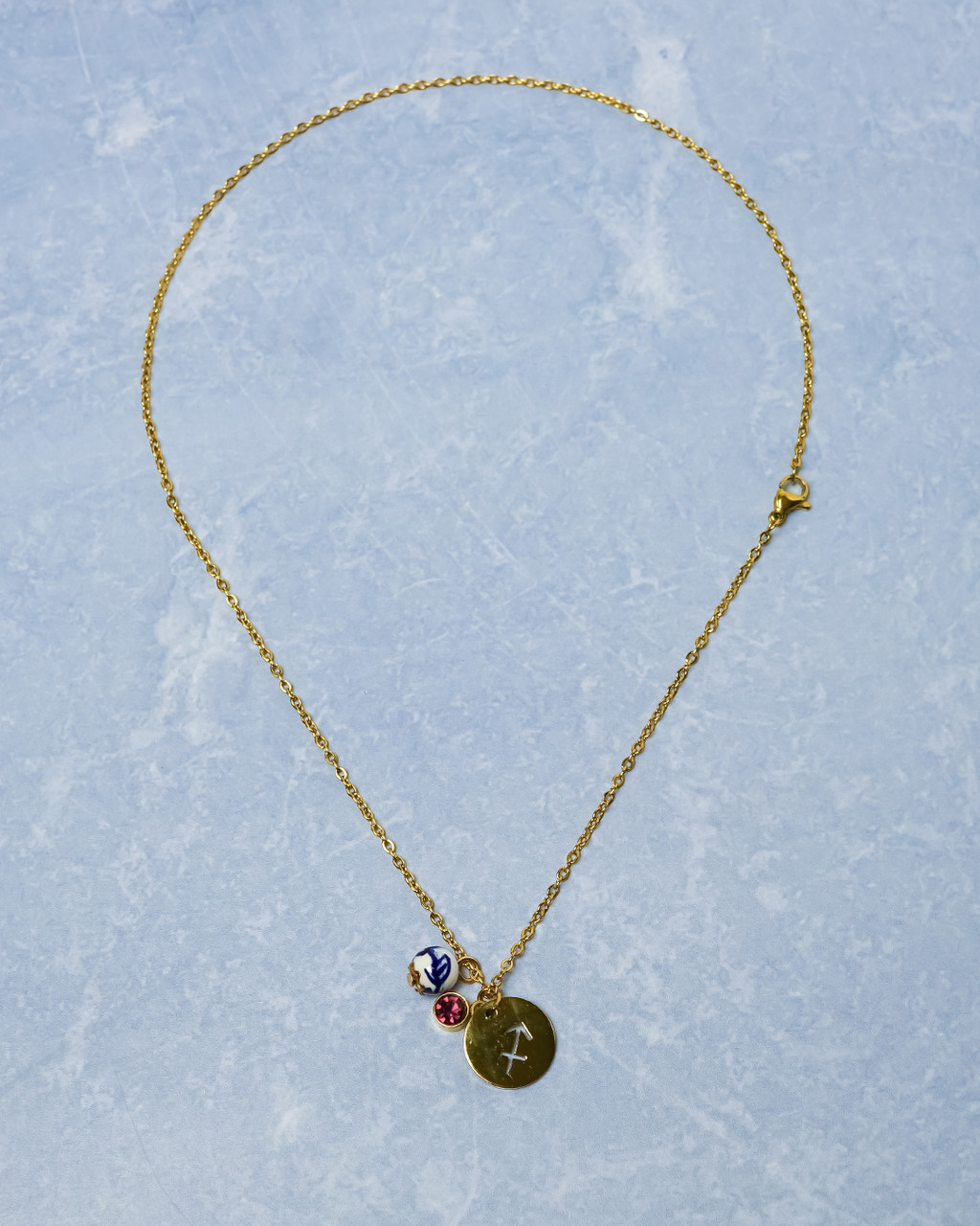 Ketting sterrenbeeld boogschutter | Delfts blauw | Heinen Delfts Blauw