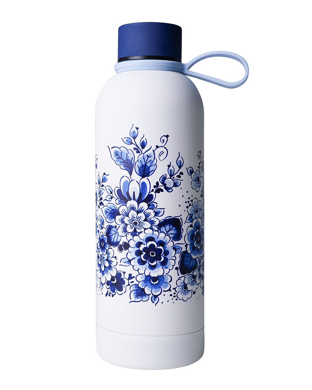 Water bottle floral print | Delft blue | Heinen Delfts Blauw
