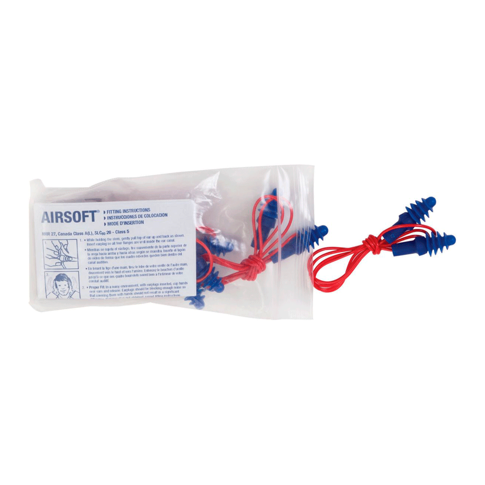 Tapones Desechables con Cordón Espuma de Poliuretano Verde HONEYWELL LPF-30