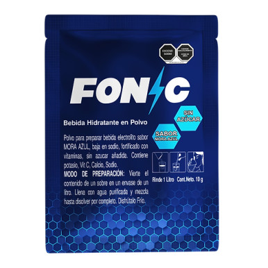 Bebida Hidratante en Polvo Zero Azúcar FONIC de 1 litro (200 pzas)