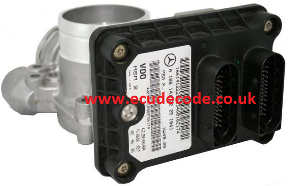 A1661412225 412.260/003/004 A 166 141 22 25 MSM2 Mercedes Petrol ECU ...