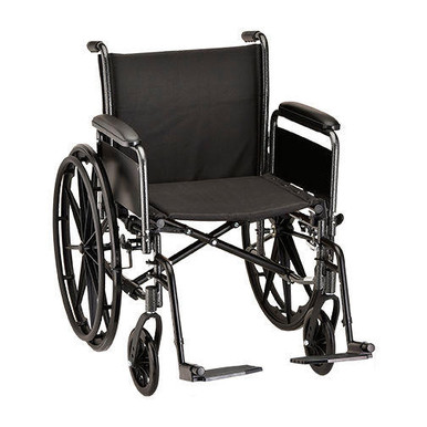Nova 5201 20-inch Steel Wheelchair With Full Arms