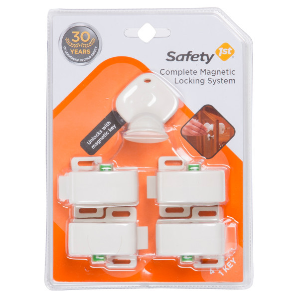 Safety 1st Complete Magnetic Locking System (4 Locks 1 Magnetic Key ...