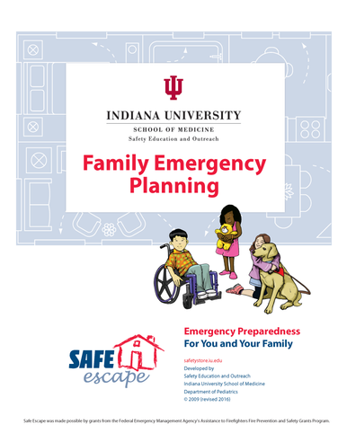 Family Emergency Planning Guide - IUSM SAFETY STORE