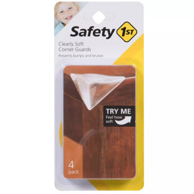 Safety 1st Clearly Soft Corner Guards-4 Pack