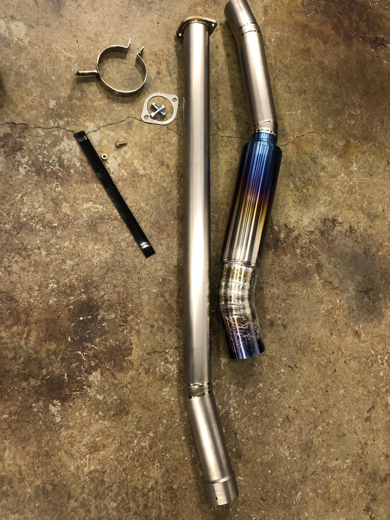 RK Titanium Evo X Signature Single Exit Exhaust