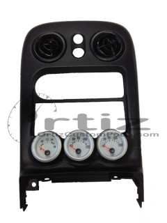 Ortiz Custom Pods Radio Bezel Triple Gauge Pod (NA Miata)