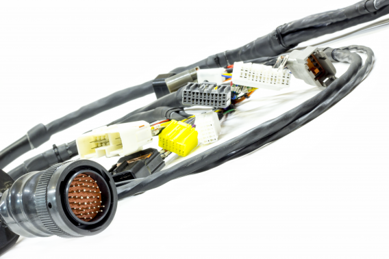 OHM Racing Plug & Play “Tucked” Mil-Spec Engine Harness (LHD/RHD) | Evo 4-6