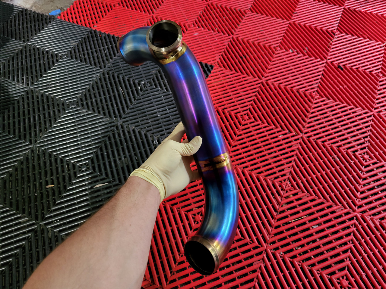 Eaton Motorworks JMF Intake Manifold Titanium Cold-Side Intercooler ...