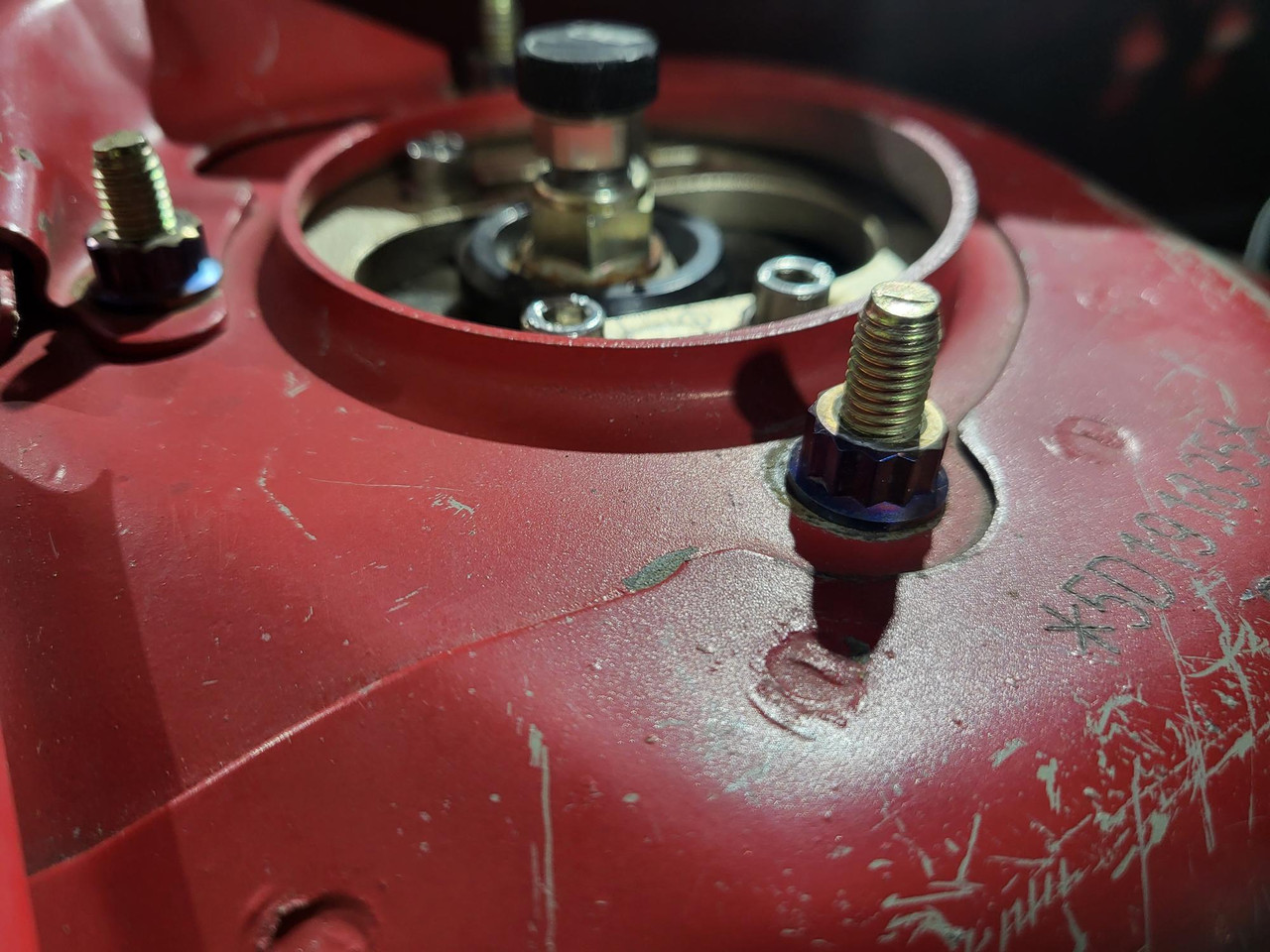 SP Tuning Titanium Coilover Top Hat Nut Kit