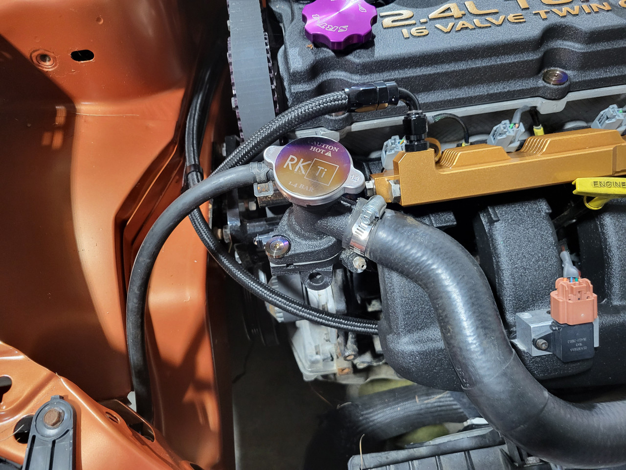 RK Titanium Radiator Cap | Neon SRT-4