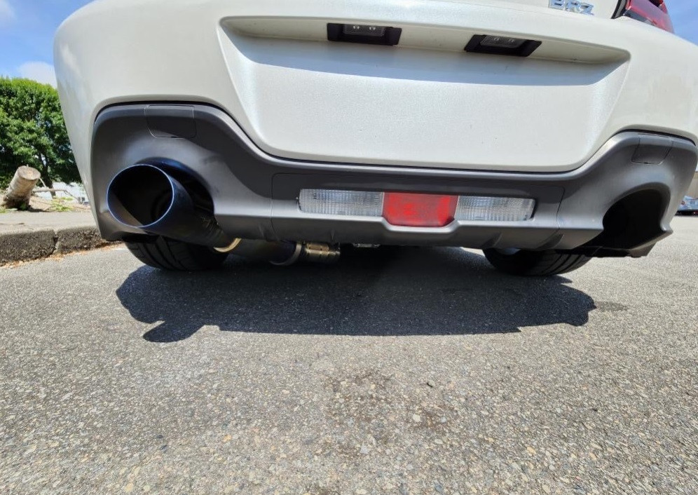 RK Titanium Single Exit Track Exhaust System | 2022+ BRZ/GR86