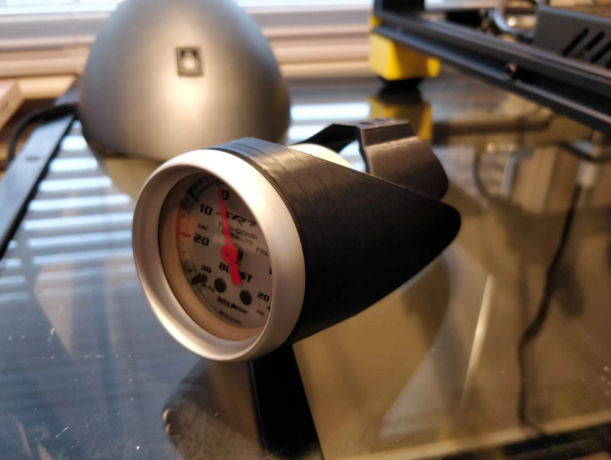 FuzedFab Single Dash Gauge Pod | Neon SRT-4