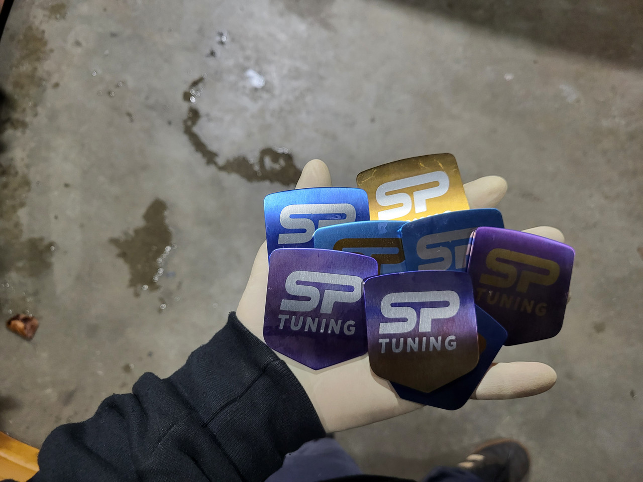 SP Tuning Titanium Universal Badge/Keychain