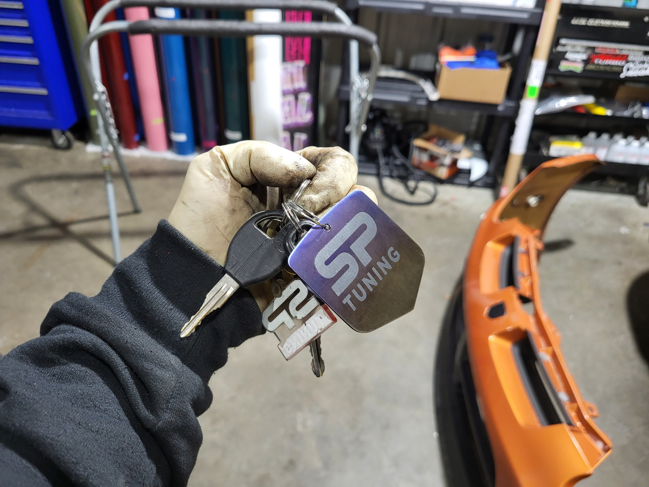 SP Tuning Titanium Universal Badge/Keychain