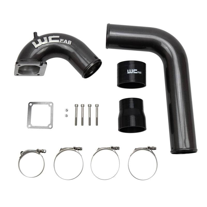Wehrli Custom Fab 3.5"High Flow Intake Horn &Intercooler Pipe Kit | 03 ...