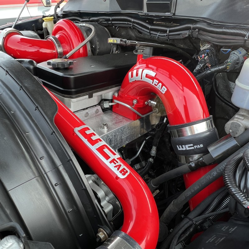 Wehrli Custom Fab 3.5"High Flow Intake Horn &Intercooler Pipe Kit | 03 ...