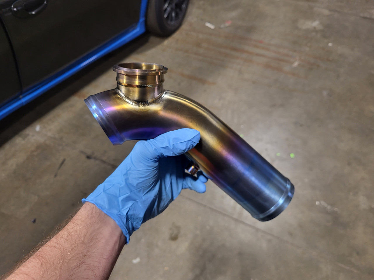 EMW Titanium Cold-Side Pipe | Neon SRT-4