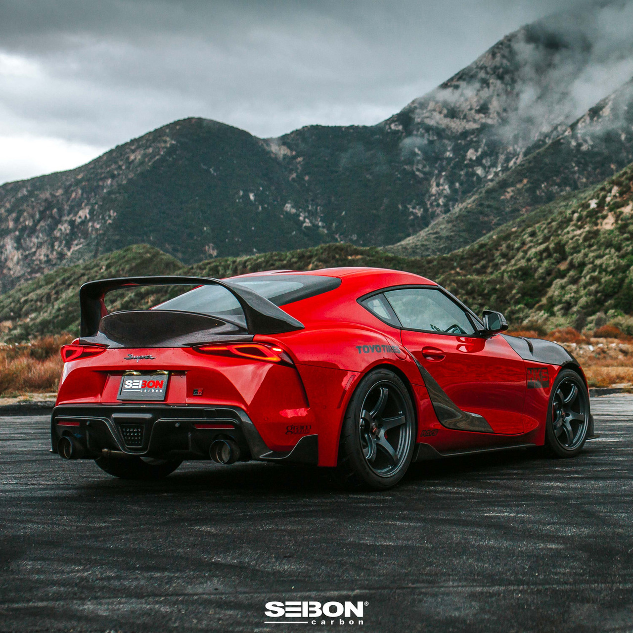 Seibon MB-Style Carbon Fiber Rear Spoiler | 2020+ Toyota Supra