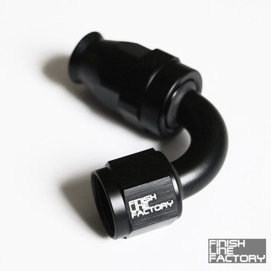 Finish Line Factory PTFE Hose End - 120 Degree AN