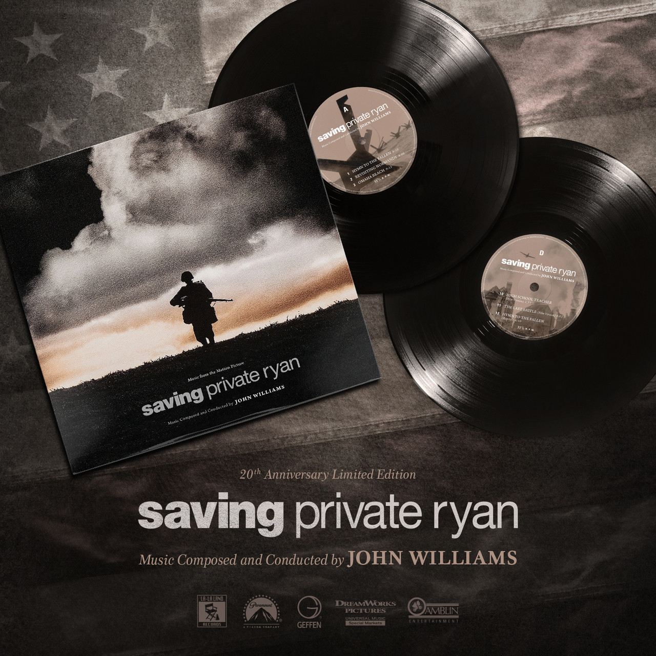 SAVING PRIVATE RYAN: LIMITED EDITION VINYL 2XLP