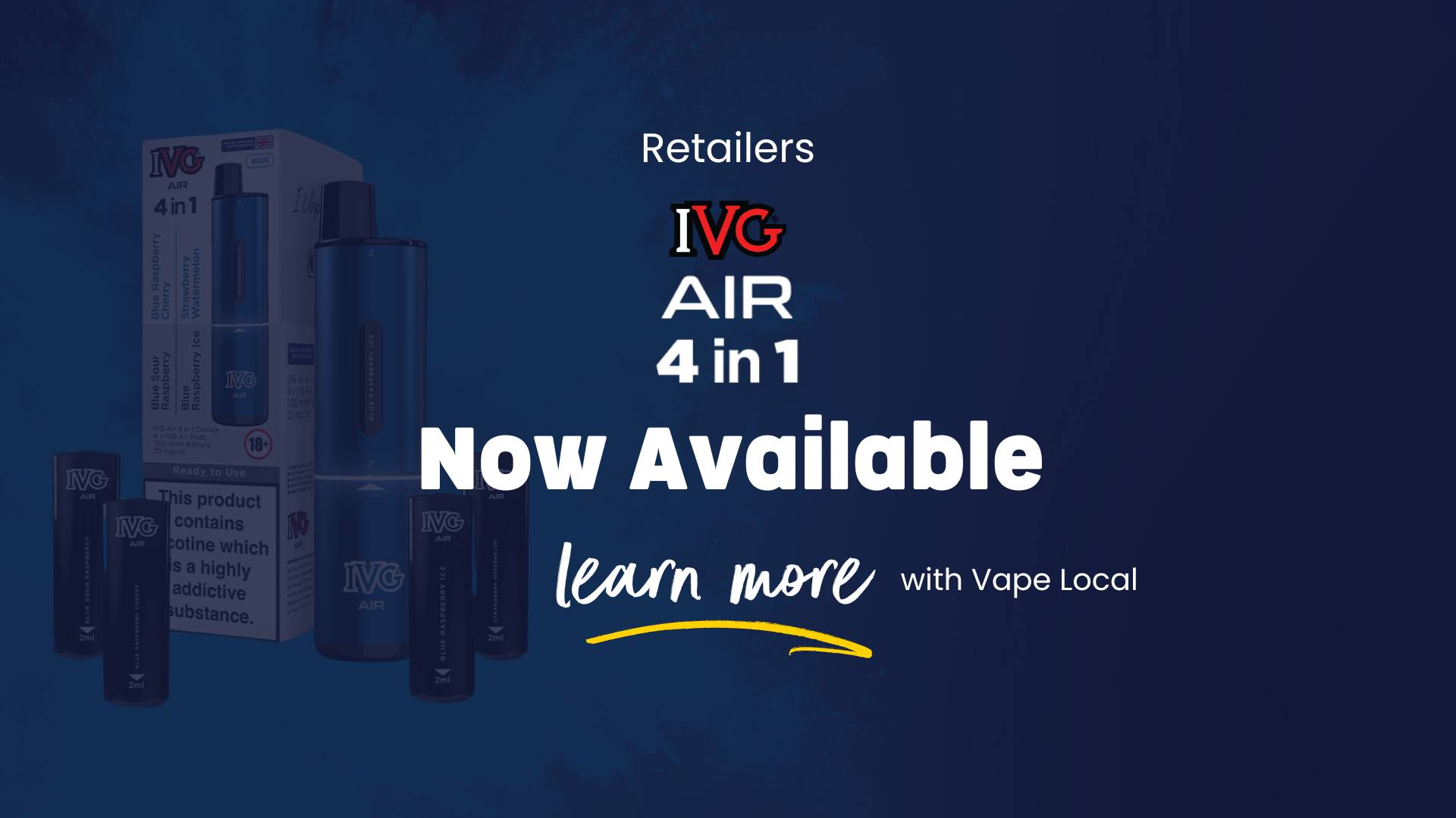 IVG Air 4 in 1 Pod Kit - Vape Local