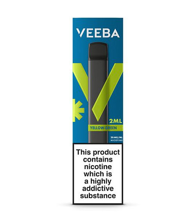 Veeba Yellow Green 20mg - Single Unit - Vape Local