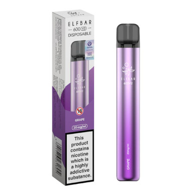Elfbar 600 V2 Grape 20mg - Vape Local
