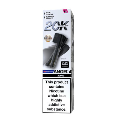 Vapes Bars Angel 20000 Black Edition Pods 20mg - Vape Local