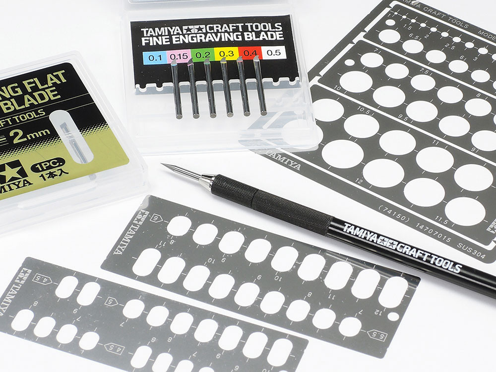TAMIYA Modeling Template (Square, 1-10mm)