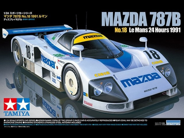 Tamiya 24326 Mazda 787B No.18 Le Mans 24 Hours 1991 1/24 Scale Kit