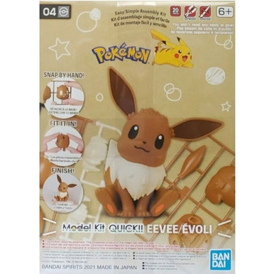 Bandai POKEMON MODEL KIT QUICK!! 04 EEVEE