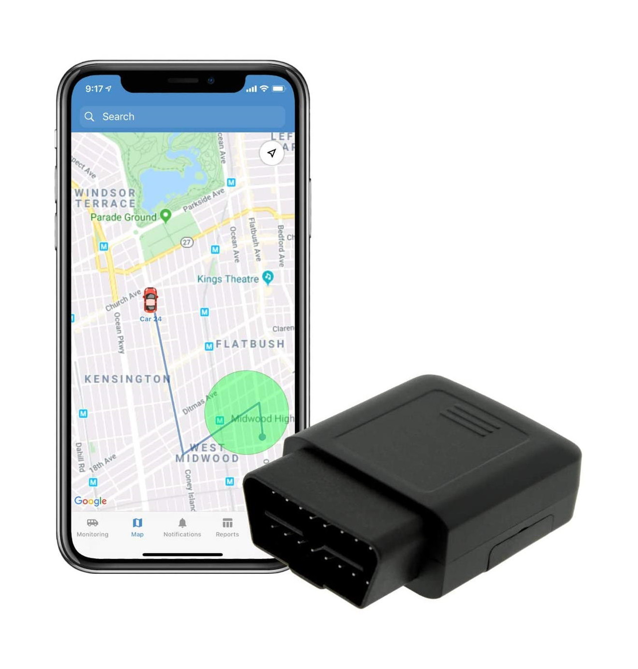 Lightning OBD GPS Tracker | Real-Time Vehicle Monitoring