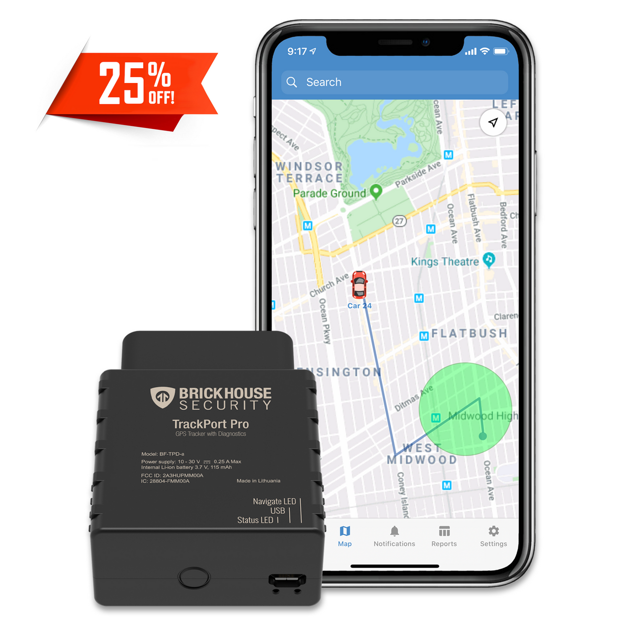 Buy TrackPort Pro OBD GPS Tracker – OBD Tracker With Diagnostic
