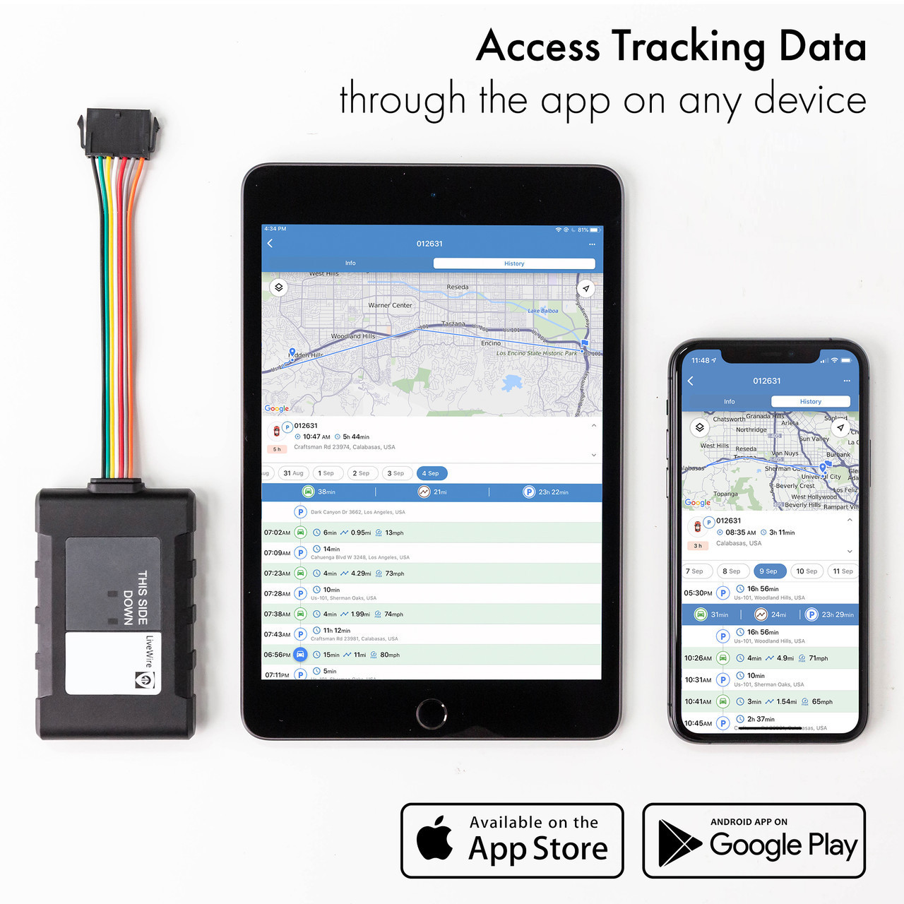 FREE LiveWire Dash GPS Tracker for Car with 3-Month Plan