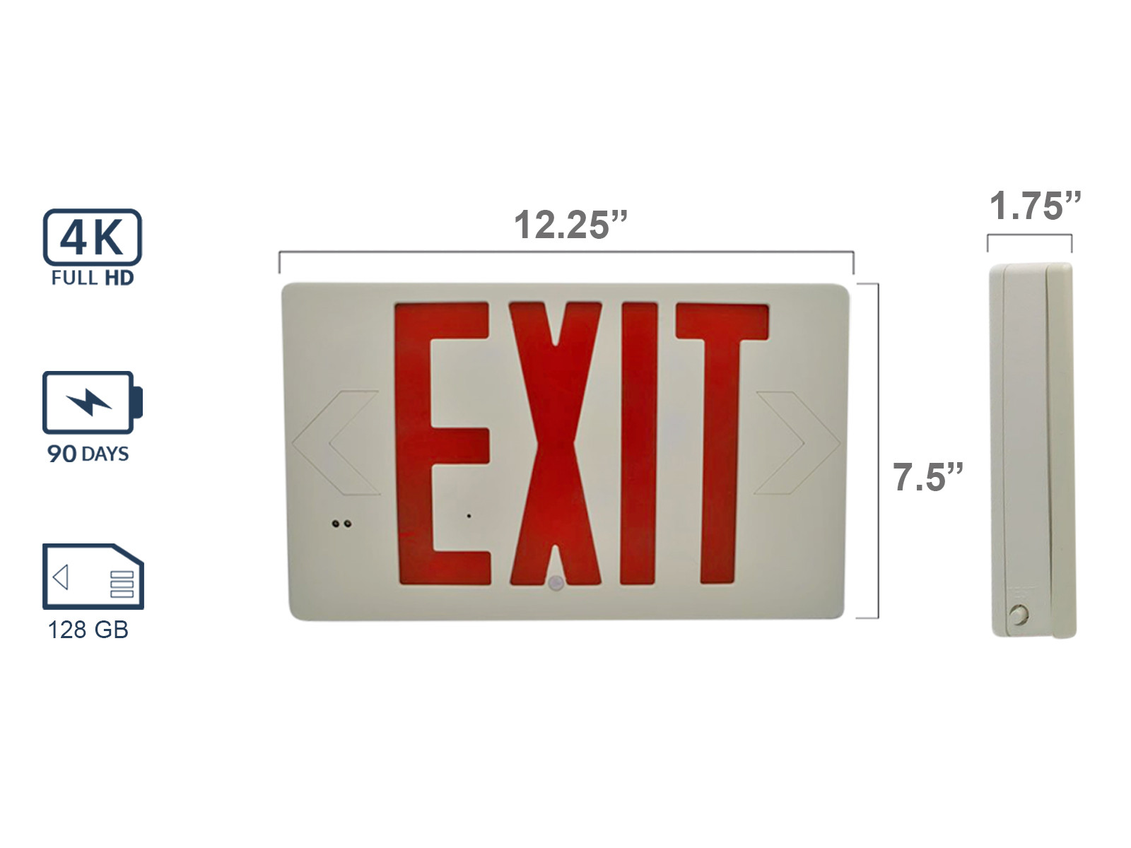 4K Indoor Cable Box Hidden Camera with Night Vision