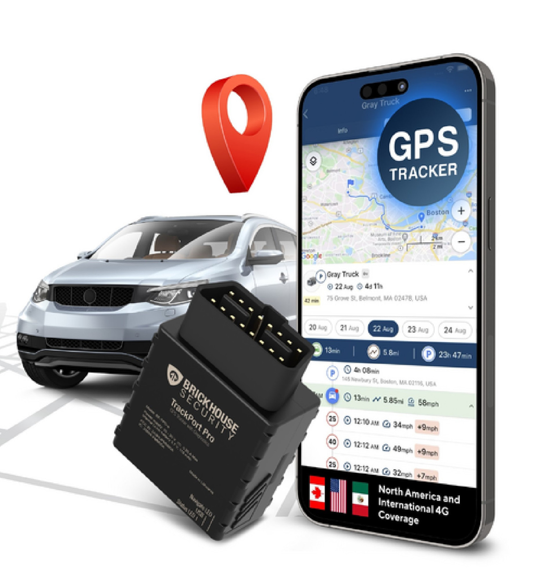 TrackPort Pro Diagnostic Tracker | Plug-In GPS Tracker