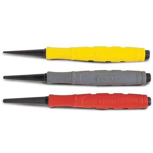 Stanley Stanley Punch Nail Set 3pc CG 58-930 - Hardware & General