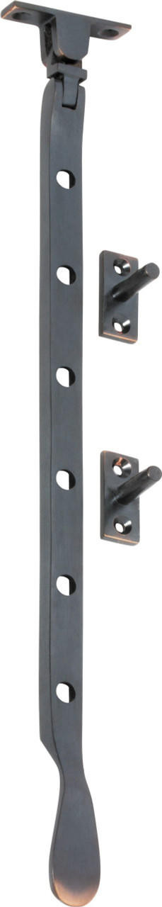 Tradco 1718 Casement Window Stay 300mm Antique Copper Hardware