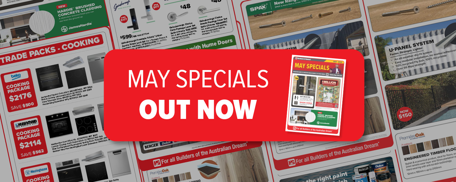 MAY SPECIALS - Hardware & General