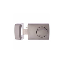 Lockwood 002-3K1SP Single Cylinder Deadlatch Metal Frame Strike Satin Pearl