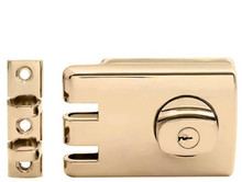 Lockwood 355 Double Cylinder Deadlock Everbrass - 355NEVBDP