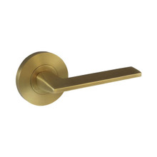 The Builders Choice 93585 Satin Brass Lever Set