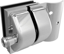Master Range Round Post to Glass Latch Kit Mirror Finish SS316 ...