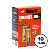 Ramset ChemSet™ 101 Plus Polyester Adhesive Twin Pack x 10 ISKP