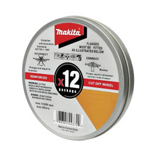 Makita Professional 125mm Ultra-Thin Cut Off Wheel - High-Speed 12 Pack ...