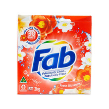 Fab Laundry Powder Front & Tob Loader Fresh Blossoms 2KG