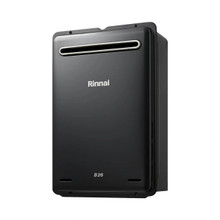 Rinnai B26 Black Continuous Flow Gas Hot Water System 26L