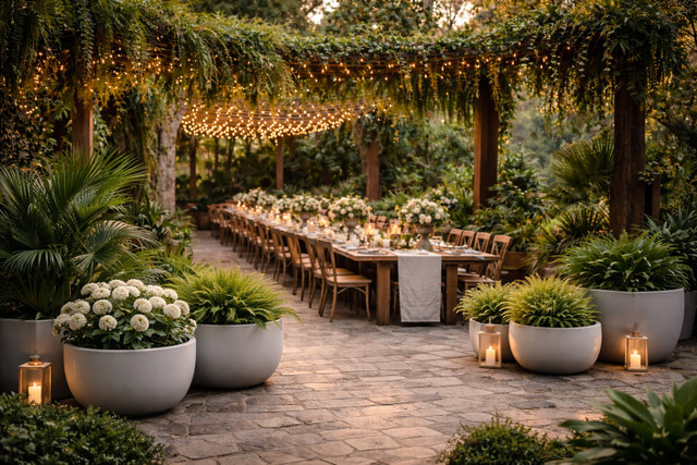 Event Decor: How to Transform Any Venue with Plants and Planters - Pots ...