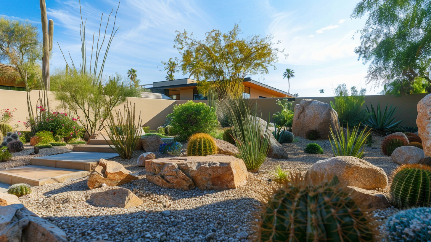 Desert Rock Landscape Design Ideas